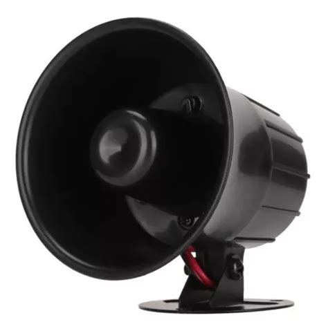 Sirena Bocina 15w Auto Hogar Oficina De 6 Tonos Continuos
