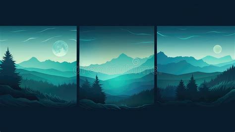Abstract Blue Gradient Background Stock Illustration Illustration Of