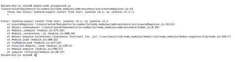 Javascript Jasmine Expect Cannot Find Jest Jasmine V2x Or Jasmine