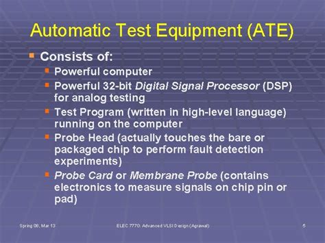 Elec Advanced Vlsi Design Spring Vlsi