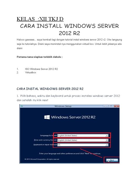 tutorial instalasi windows server 2012 pdf komputer