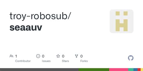 GitHub Troy Robosub Seaauv