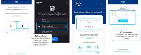 Autenticación desde Mi Tigo App Android iOS y Web General Tigo SV