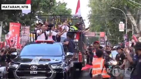Masyarakat Mataram Tumpah Ruah Saksikan Konvoi Pembalap MotoGP