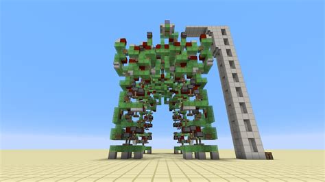 Controllable Walking Robot With Tnt Cannon No Commandblocksmods In