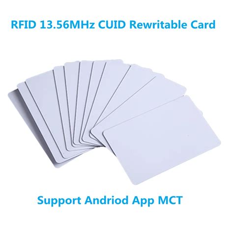 5 10pcs CUID Android App MCT Modify UID Changeable NFC 1k S50 13 56MHz