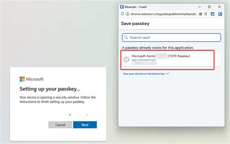 Unable To Create A Sync Able Passkey For A Personal Microsoft Account