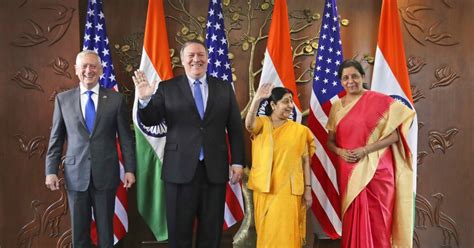 22 Dialogue India Us Sign Critical Defence Pact Discuss Cross