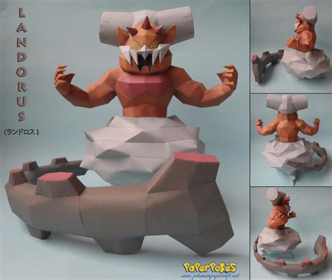 Landorus Papercraft By Olber Correa On Deviantart