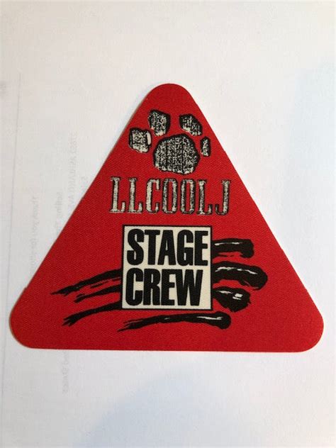 Ll Cool J Nitro World Tour 1989 90 Backstage Pass — Selling The
