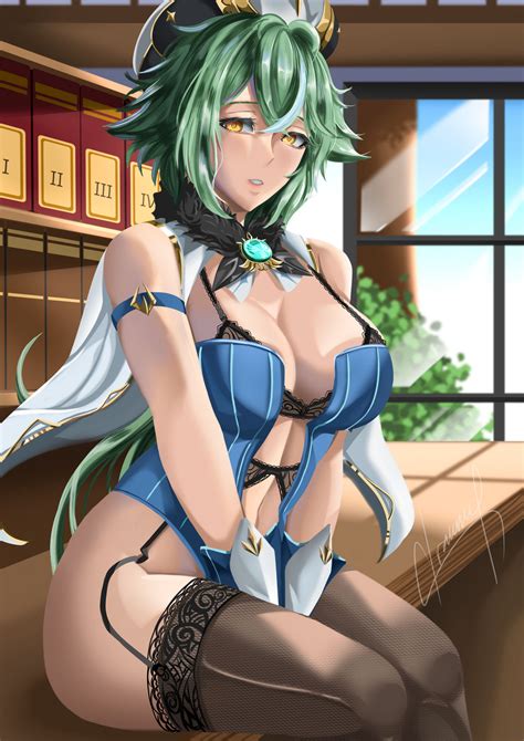 Fanart Sucrose Genshin Impact V2 By Drawnielart On Deviantart