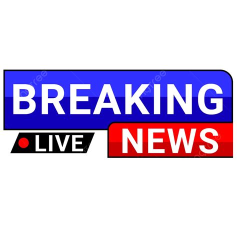 Breaking News Live Blue And Red Vector Icon Breaking News Breaking News Png And Vector With