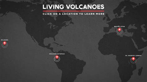 Living Volcanoes Explore An Interactive Volcano Map Nature Pbs