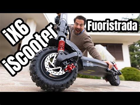 Monopattino Elettrico IScooter IX6 Ruote Da 11 E Gomme Fuoristrada