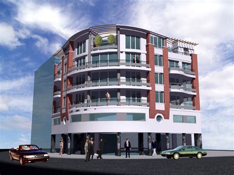 Projet de bâtiment d habitation collective avec galerie commerciale