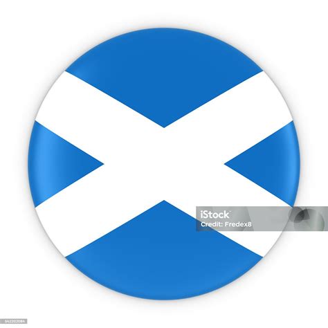 스코틀랜드 국기 버튼 스코틀랜드 배지 3d 일러스트의 국기 스코틀랜드기에 대한 스톡 사진 및 기타 이미지 스코틀랜드기 원형 기 Istock