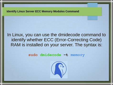 Linux How To Identify Server ECC Memory Modules NixCraft