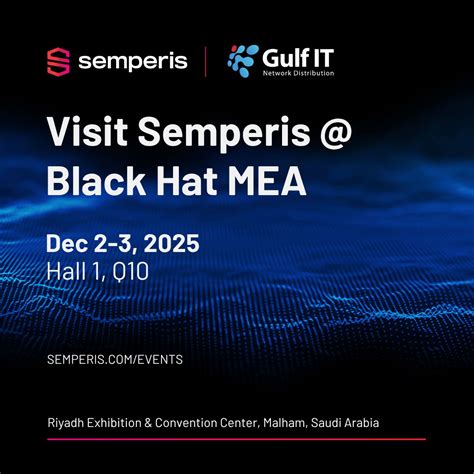 🔐 Meet Semperis At Black Hat Mea Riyadh Saudi Arabia Join Semperis