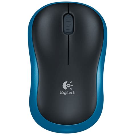 Logitech M185 24ghz 3 키 1000dpi 무선 광 마우스 무선 범위 10m 파란색
