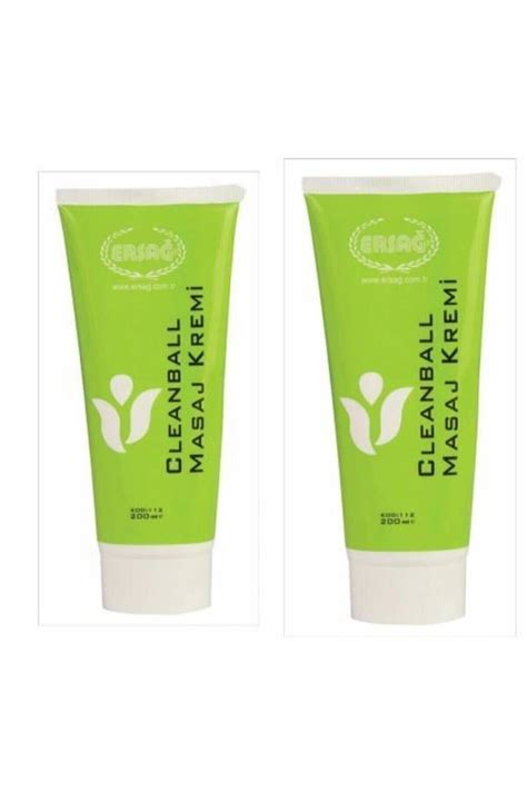 Ersağ Cleanball Masaj Kremi 2adet 200 Ml Fiyatı, Yorumları - Trendyol