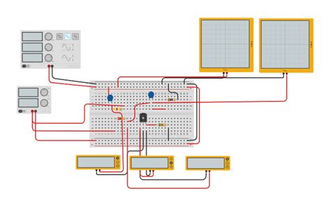 Circuit Design Rangkaian Amplifier Hizkia Purba Tinkercad