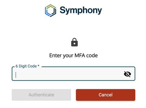 Signing In To Symphony Starting Symphony