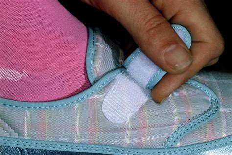 Shoes With A Hooks And Loops Fastener Photograph By Dr Jeremy Burgess Science Photo Library
