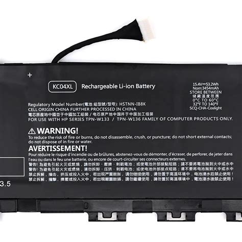 Kc04xl Battery For Hp Hstnn Db8p Hstnn Ib8k Tpn W133 Tpn W136 Hp Envy