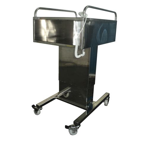 Mesa Auxiliar Inox Com Ajuste Eletronico De Altura