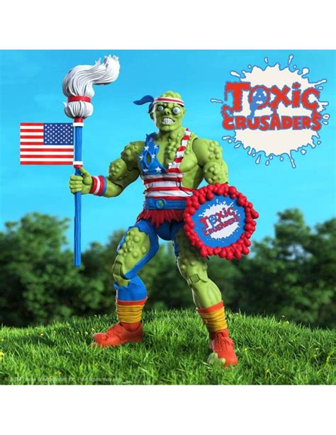 Figura Toxic Crusaders Ultimates Toxie Vintage Toy America 18 Cm