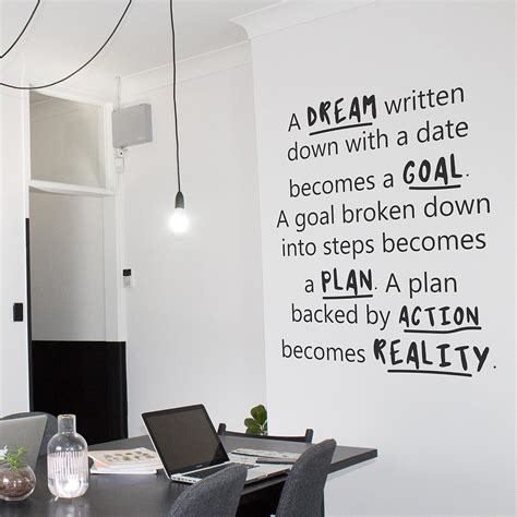 Motivational And Inspirational Office Wall Decal Sticker Vinyl Quotes