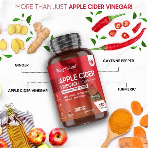Apple Cider Vinegar Capsules Natural Weight Management Supplement