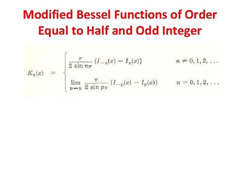 Bessels Equation And Bessel Functions The Differential Equation
