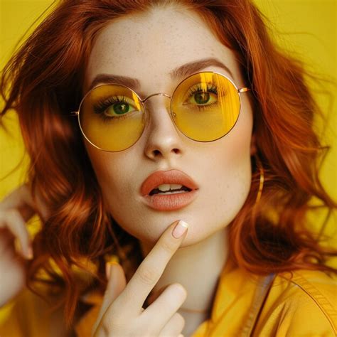 Yellow Glasses Fashion Trend Images Free Download On Freepik