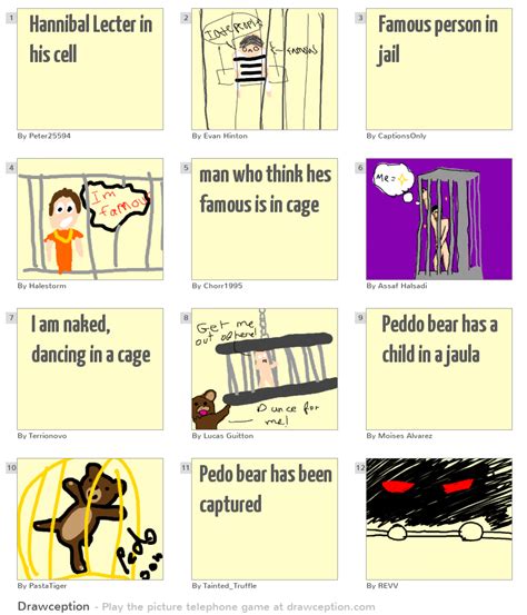 Hannibal Lecter In His Cell Drawception