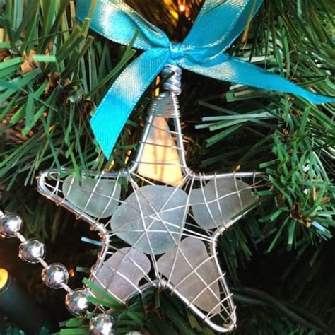 Sea Glass Christmas Ornaments Etsy