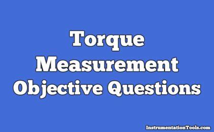 Torque Measurement Objective Questions InstrumentationTools