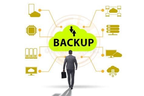 Disaster Recovery Plan And Backup Concept Stock Illustration Illustration Of Information