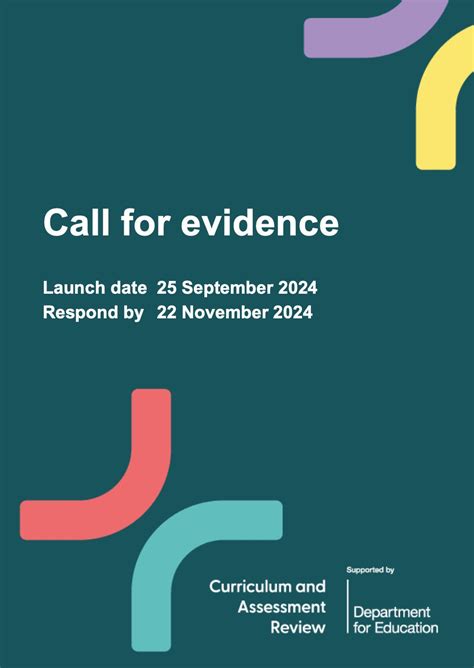 Summary Of Rethinking Assessments Submission To The Curriculum And Assessment Review In England