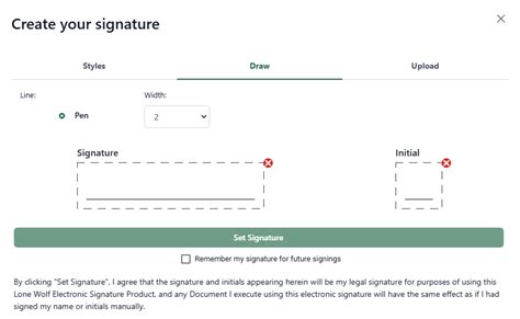 Set Up Your Electronic Signature Authentisign For Transactiondesk
