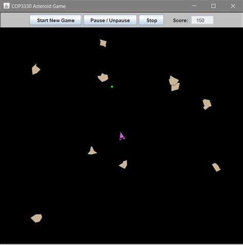 Github Juleeygasteroids Game Small Game That Uses Event Handling To
