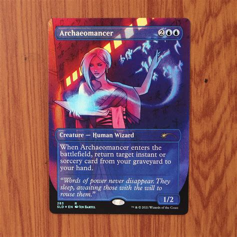 Archaeomancer 283 Sld Foil Magic The Gathering Proxy Mtg Cards Top