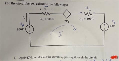 Solved For The Circuit Below Calculate The Followings A Chegg