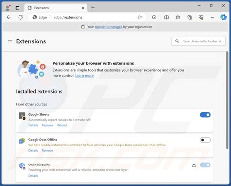 Fake Google Sheets Extension Simple Removal Instructions Search