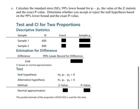 Solved N Attach The Minitab Session Window Pdf To The Pdf Of