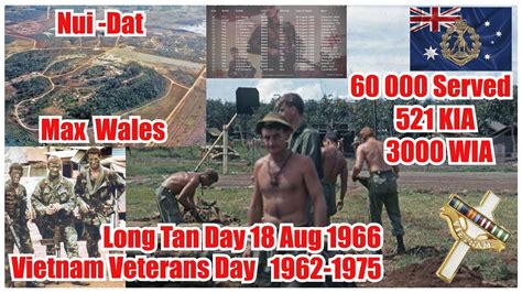 Australia Today We Remember Vietnam Veterans Day And Long Tan Day Youtube