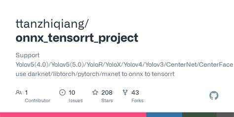Onnx Tensorrt Project Yolox Detector Cpp At Main Ttanzhiqiang Onnx