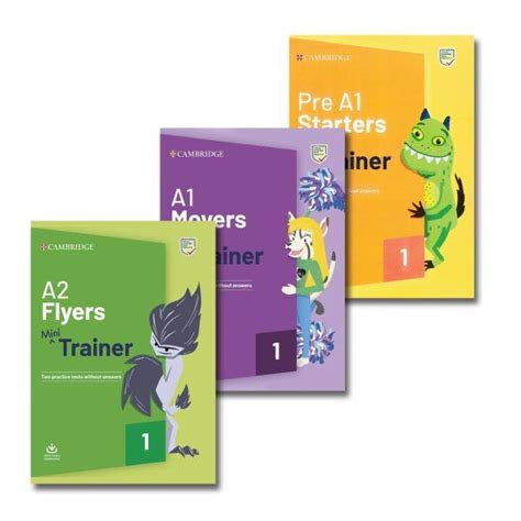 BỘ SÁch Cambridge Mini Trainer Test Pre A1 Starters A1 Movers