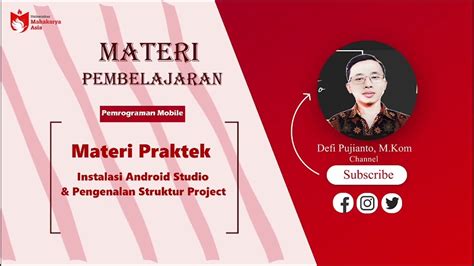 1 Pemrograman Mobile Dasar Youtube