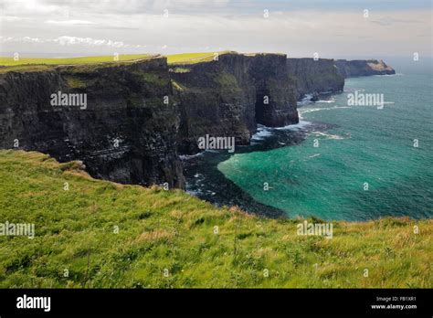 Cliffs Of Moher Near Doolin And Liscannor County Clare Ireland Stock
